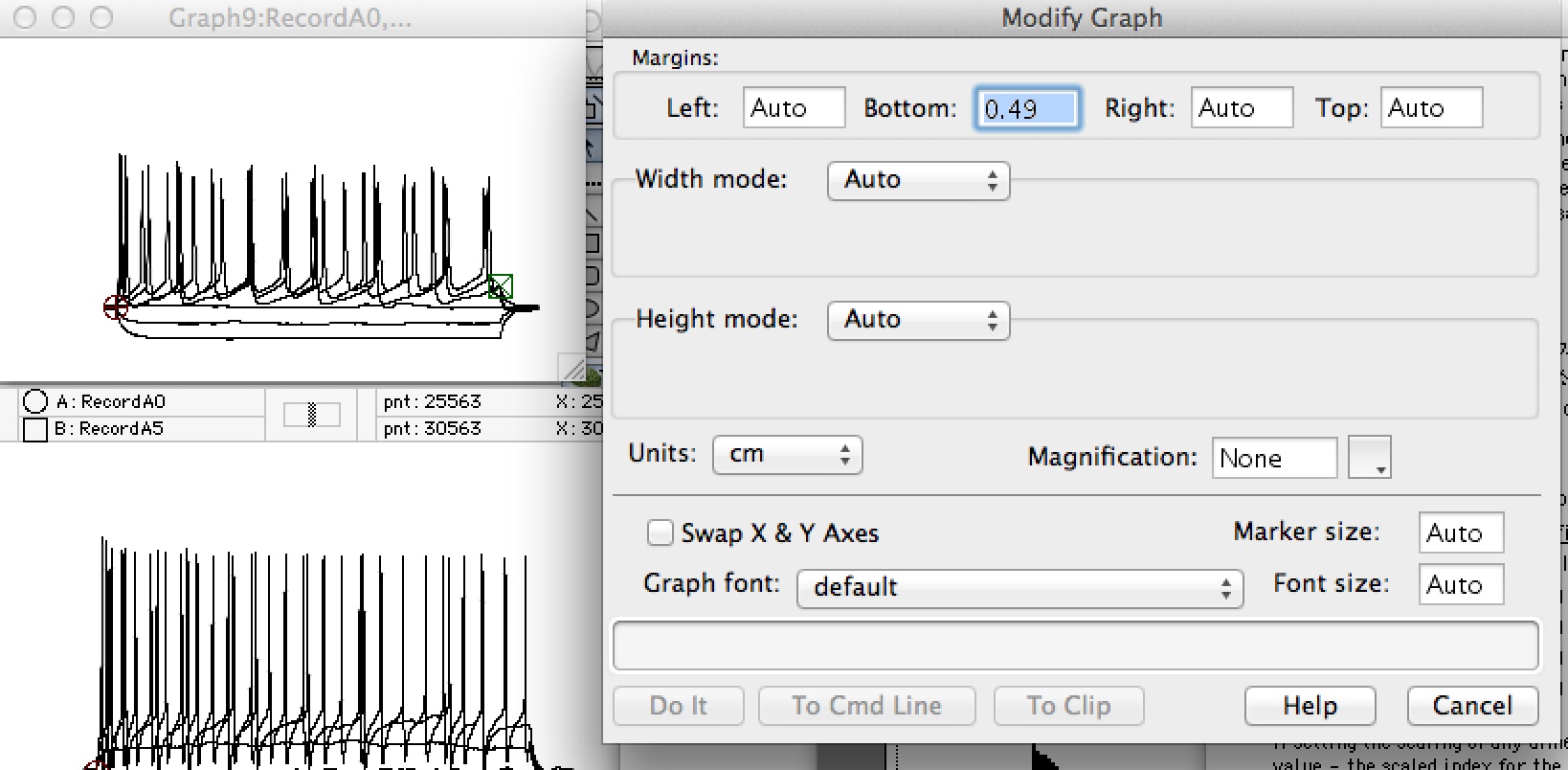 in the graph, how to align the plot edge to the graphs edge?