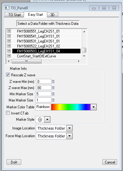 Reverse color table appearance in popup menu