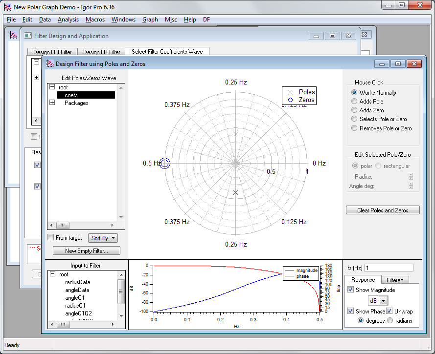 Embed polar graph into a panel?