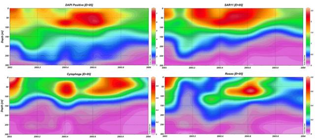 Filled colur in contour plot