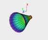 Simple code for Parametric Surface Wave of Revolution