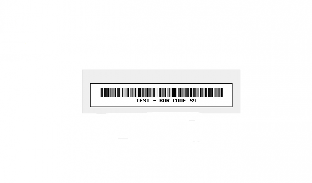 Bar Code reader (code 39)
